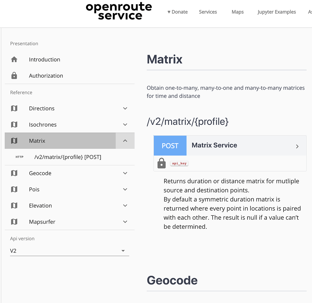 About the openrouteservice category - openrouteservice - openrouteservice
